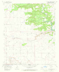 1966 Map of Ojo Negro Creek, Guadalupe County, NM — High-Res | Pastmaps